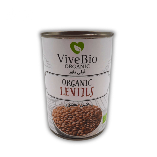 Organic canned lentils 400g - Five Bio - Biofood
